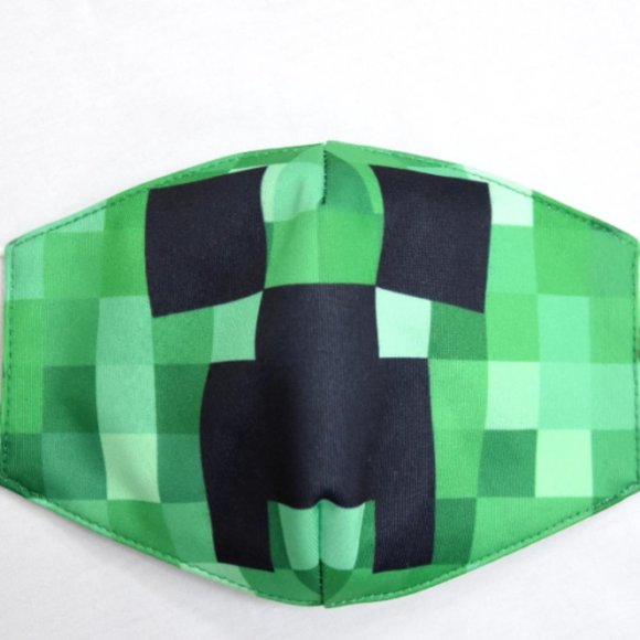 Accessories | 2 Pcs Kids Size Game Minecraft Cotton Cloth Masks | Poshmark